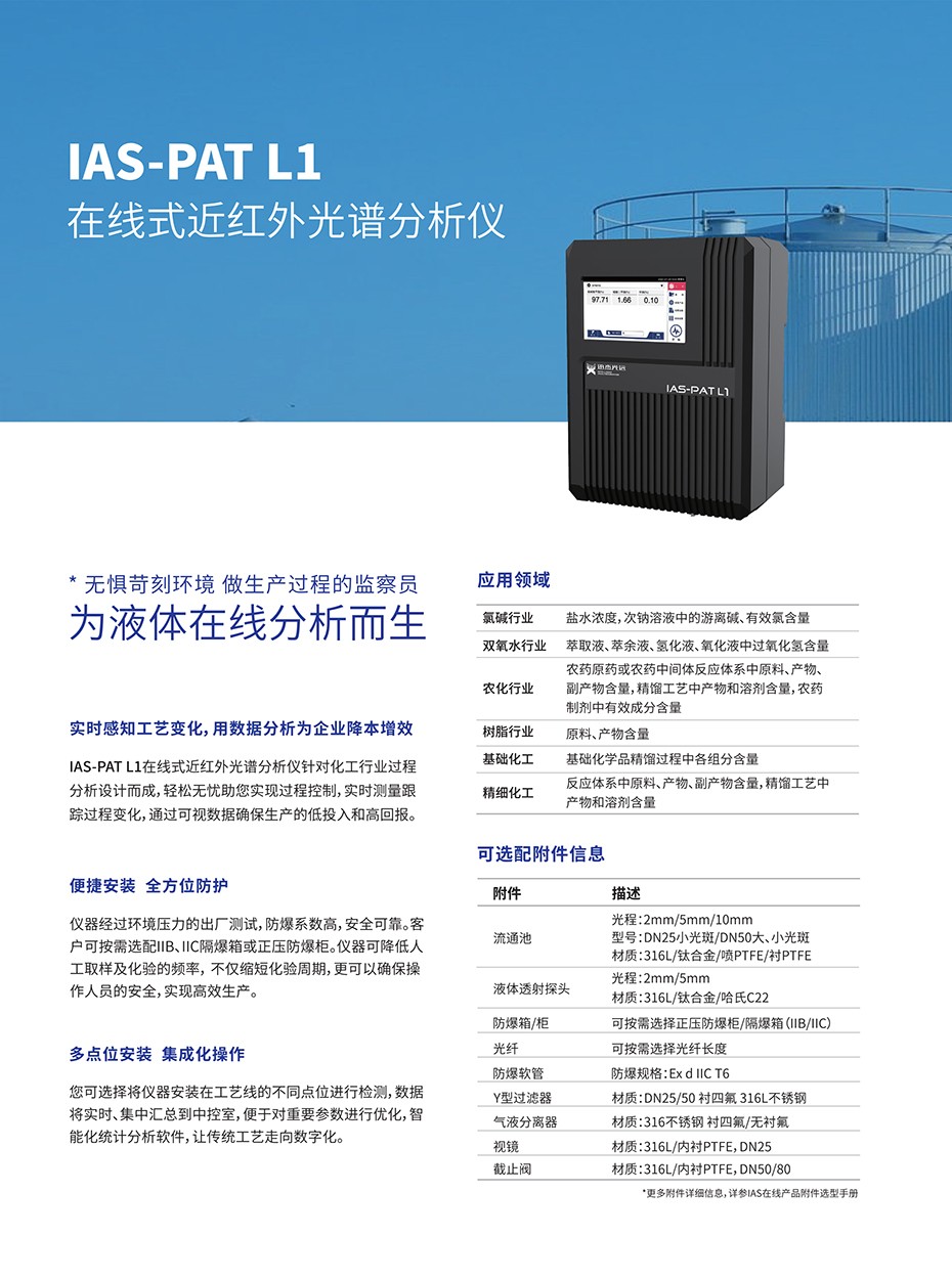 IAS-PAT-L1在线近红外光谱分析仪|瑞莱恩斯
